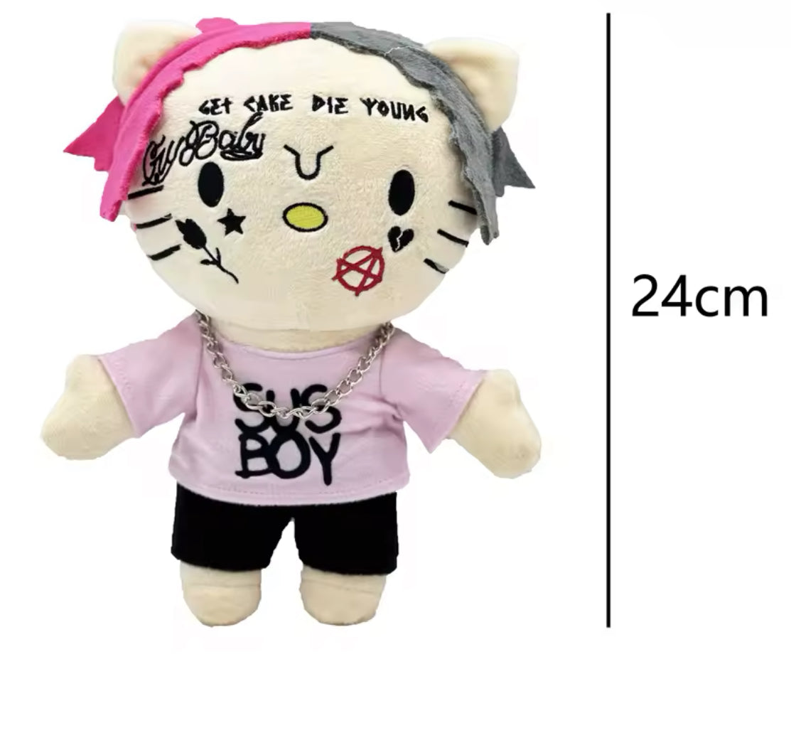 lil peep hello kitty plush – Kuma Designs Shop