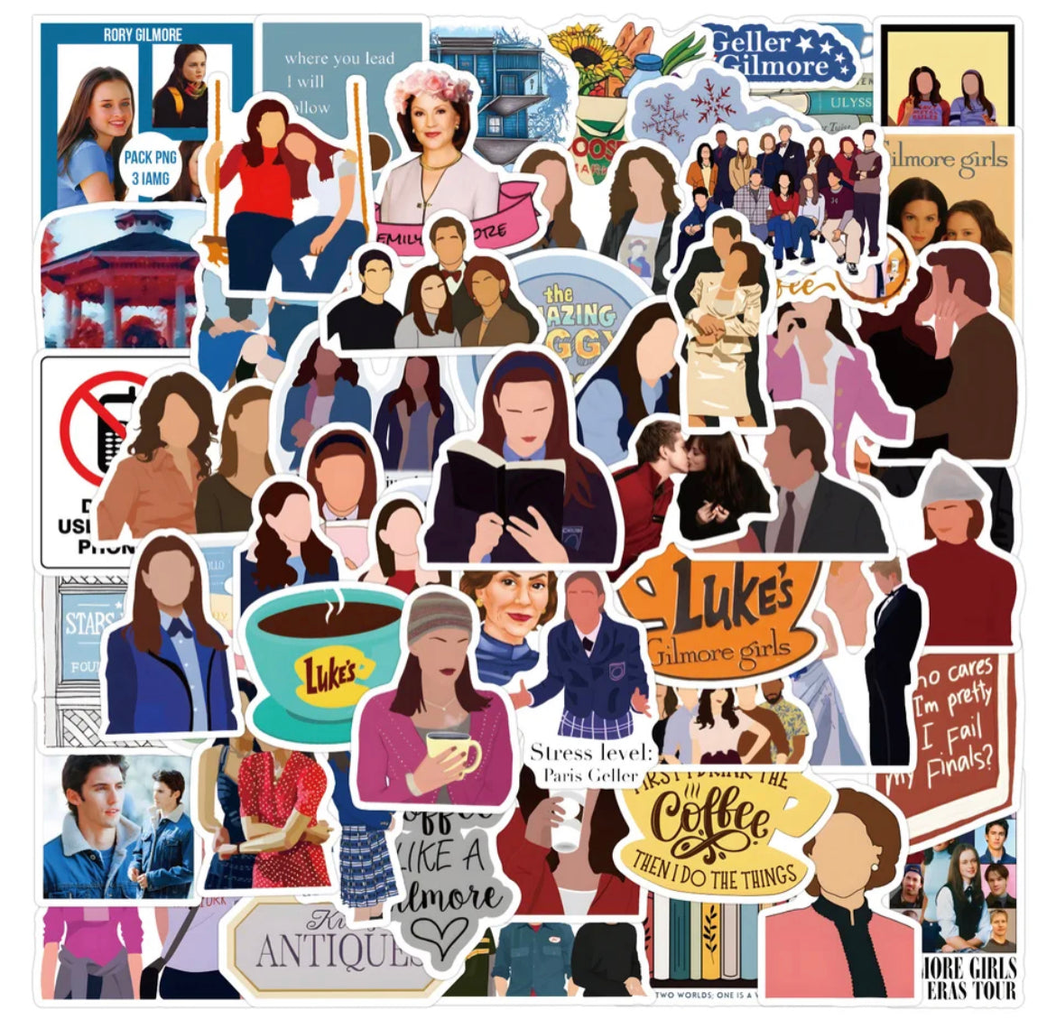 gilmore girls sticker bundles – Kuma Designs Shop